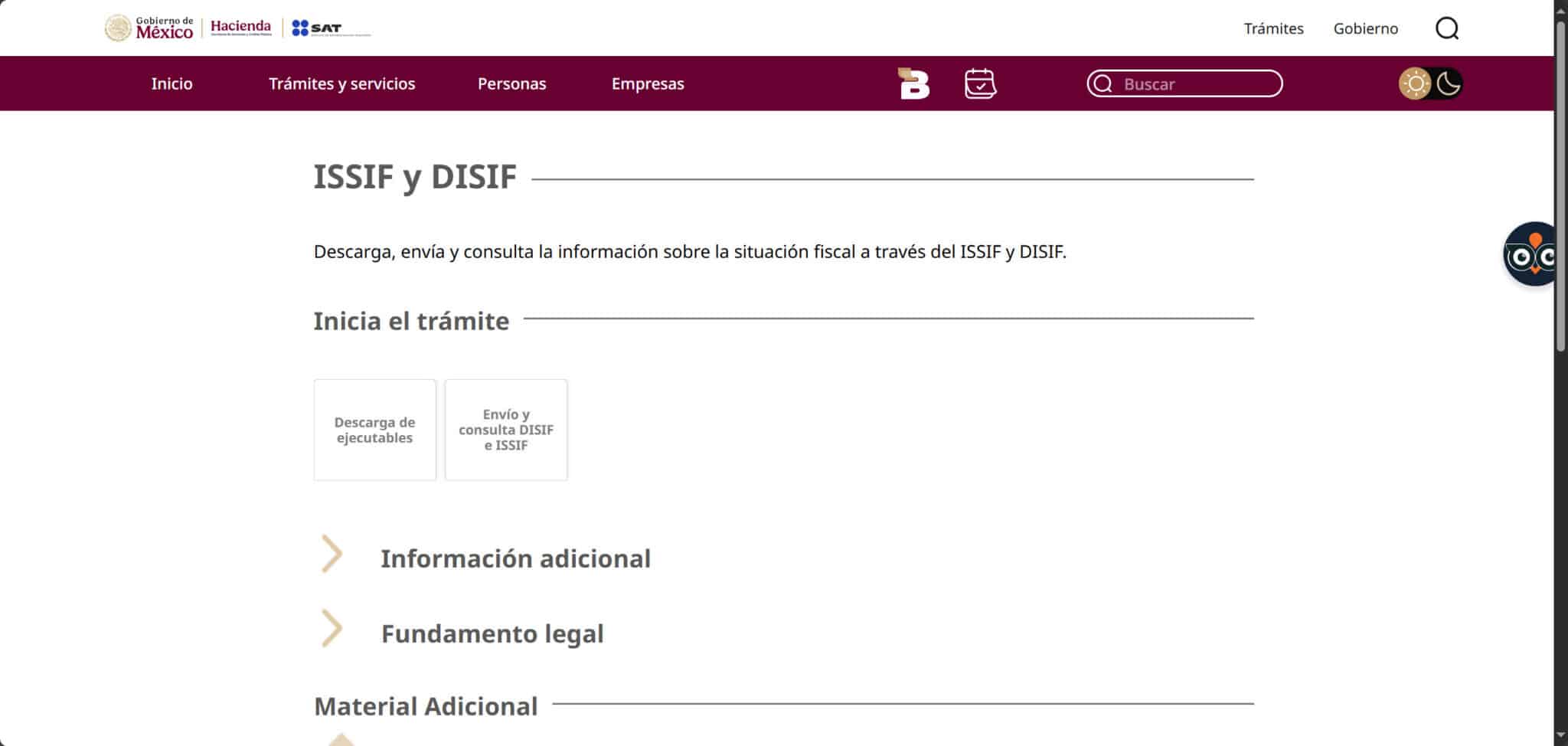 ISSIF (32-H CFF): Requerimientos e Instalación